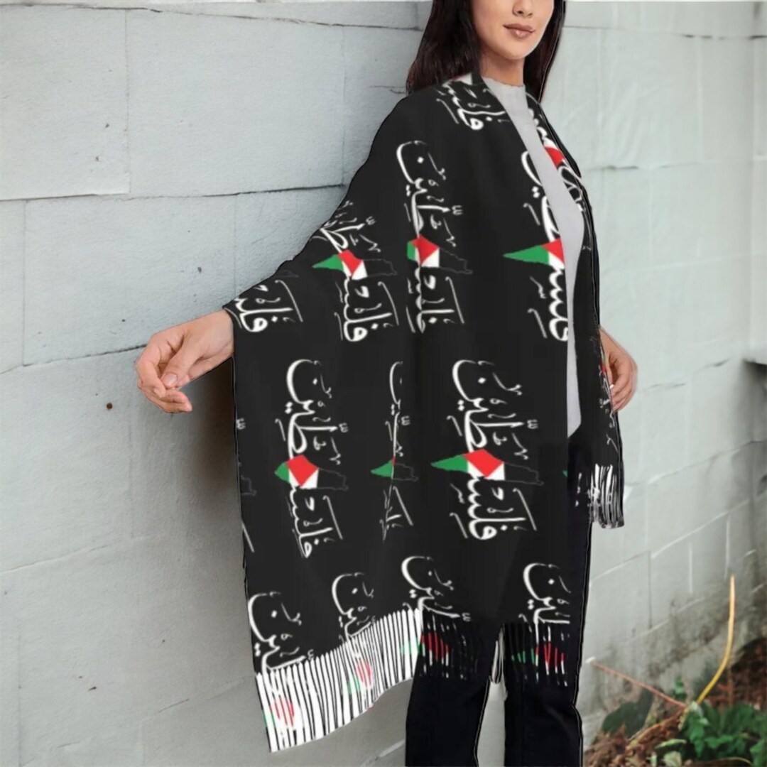 Arabic Palestine Shawl Palestine Traditional Scarf Arabic - Etsy UK