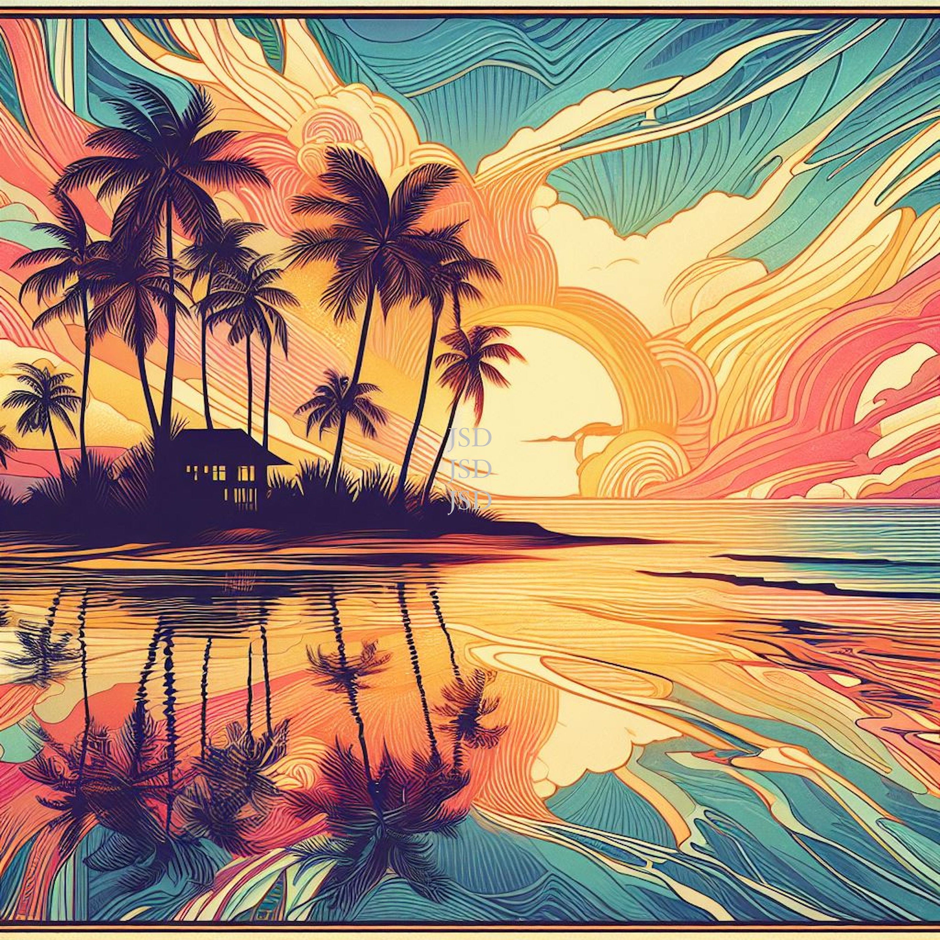 Island Culture Art Images for Greeting Cards, POD Projects and ...