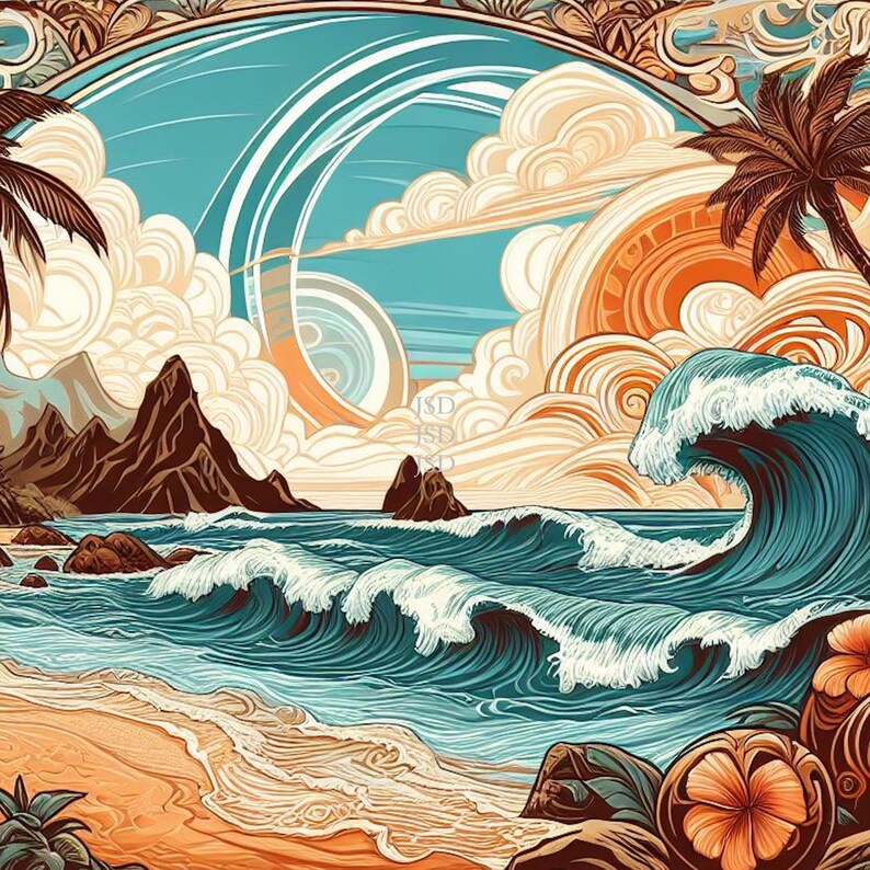 Island Culture Art Images for Greeting Cards, POD Projects and ...