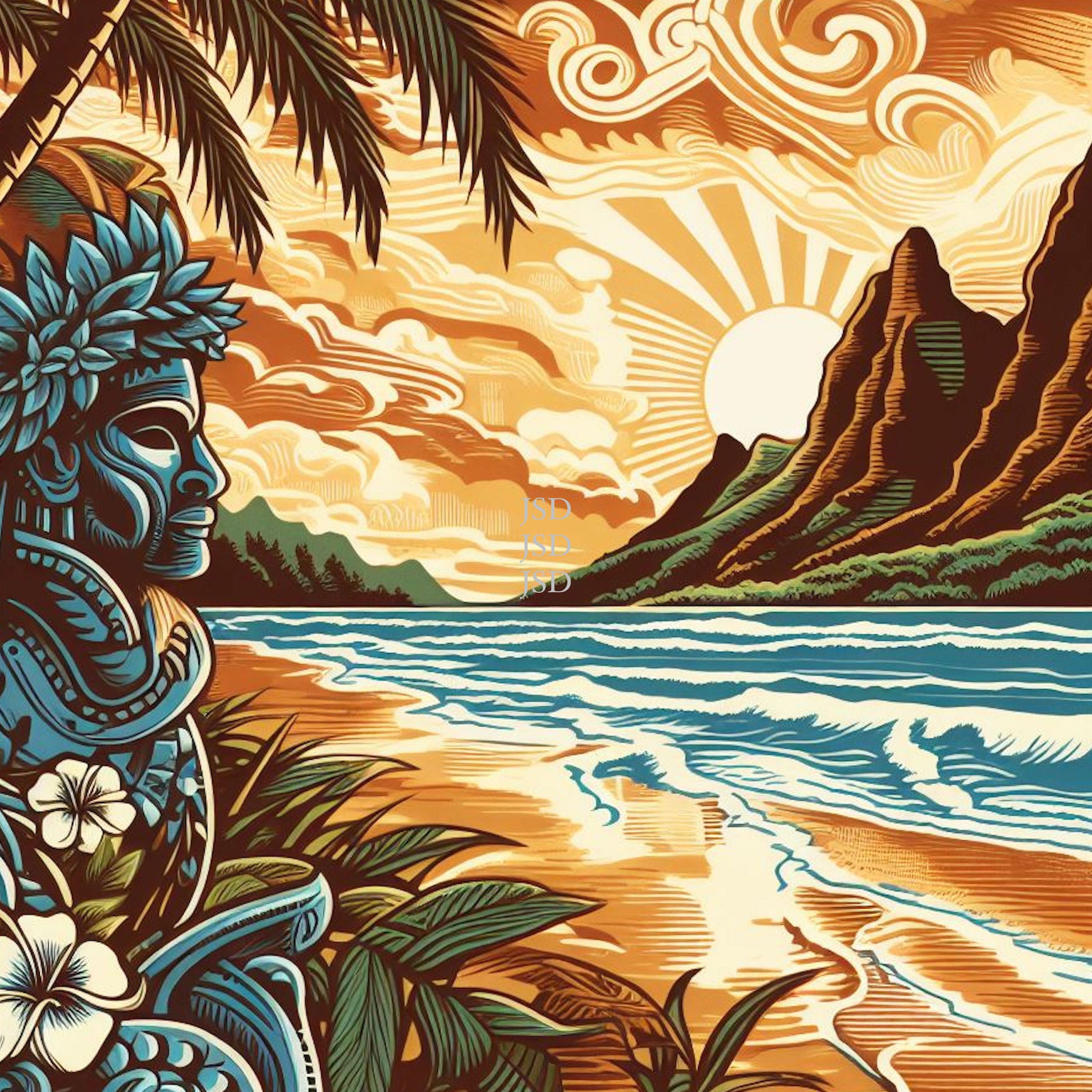 Island Culture Art Images for Greeting Cards, POD Projects and ...