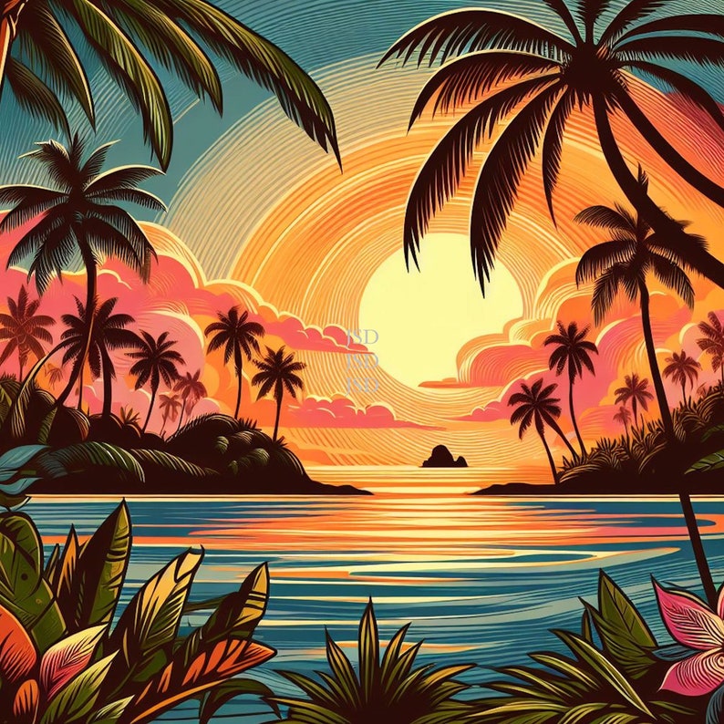 Island Culture Art Images for Greeting Cards, POD Projects and ...