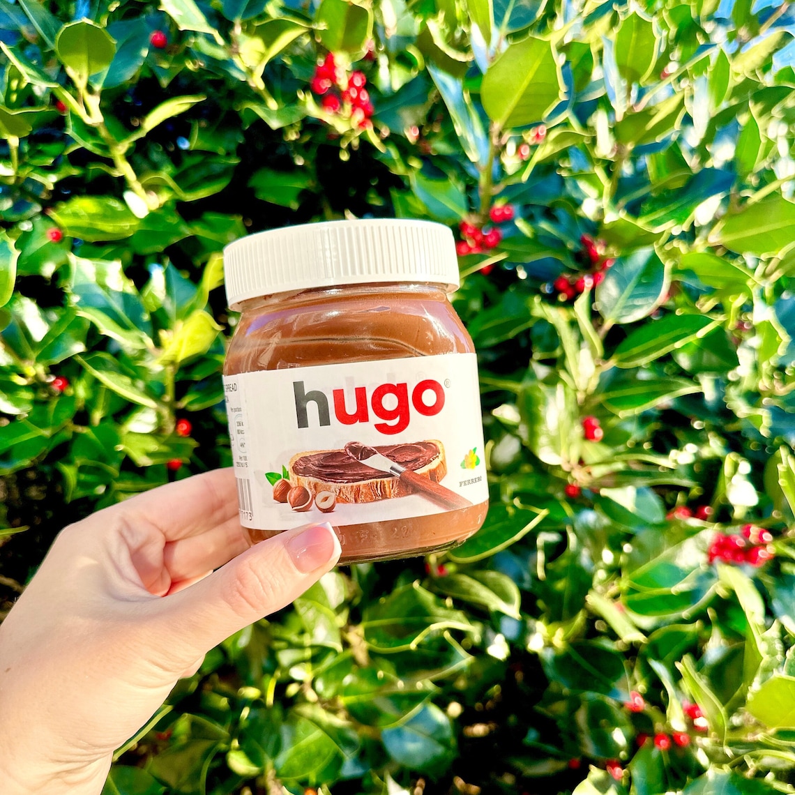 Personalised Nutella Label Sticker Funny Novelty Gift Birthday ...