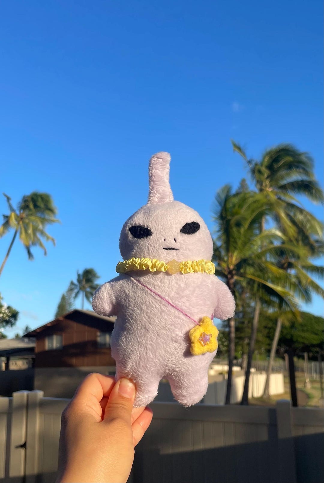 Handmade Lilac Alien Plush, 9 Inches Kawaii Plush Toy, Cute Plush - Etsy