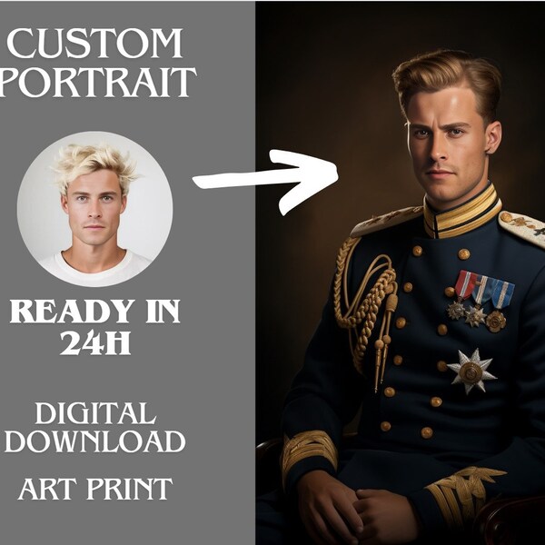 Royal Portrait - Etsy