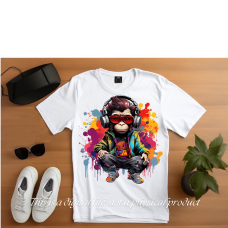 Ape Design Png, Png Designs for Shirt, Monkey, Hip Hop, Hoodie, Color ...