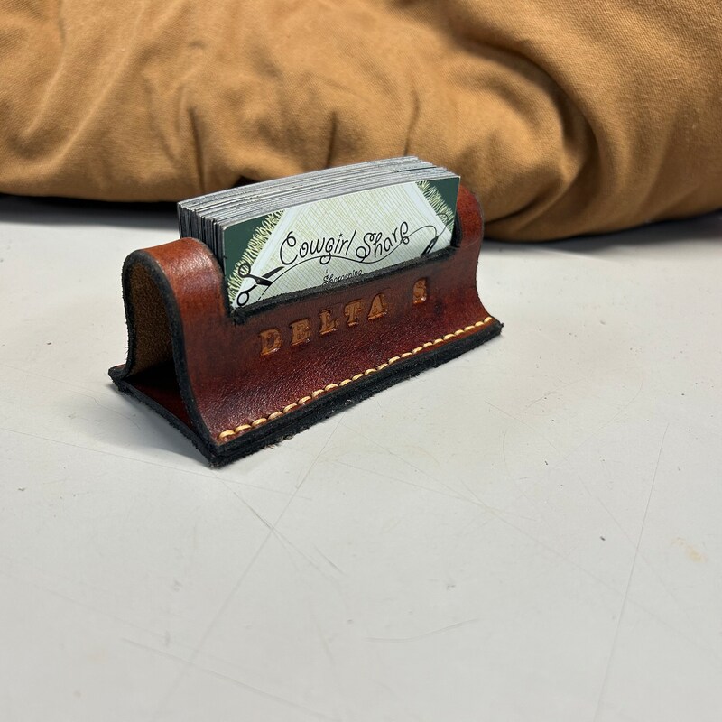 Leather Business Card Holder - Etsy