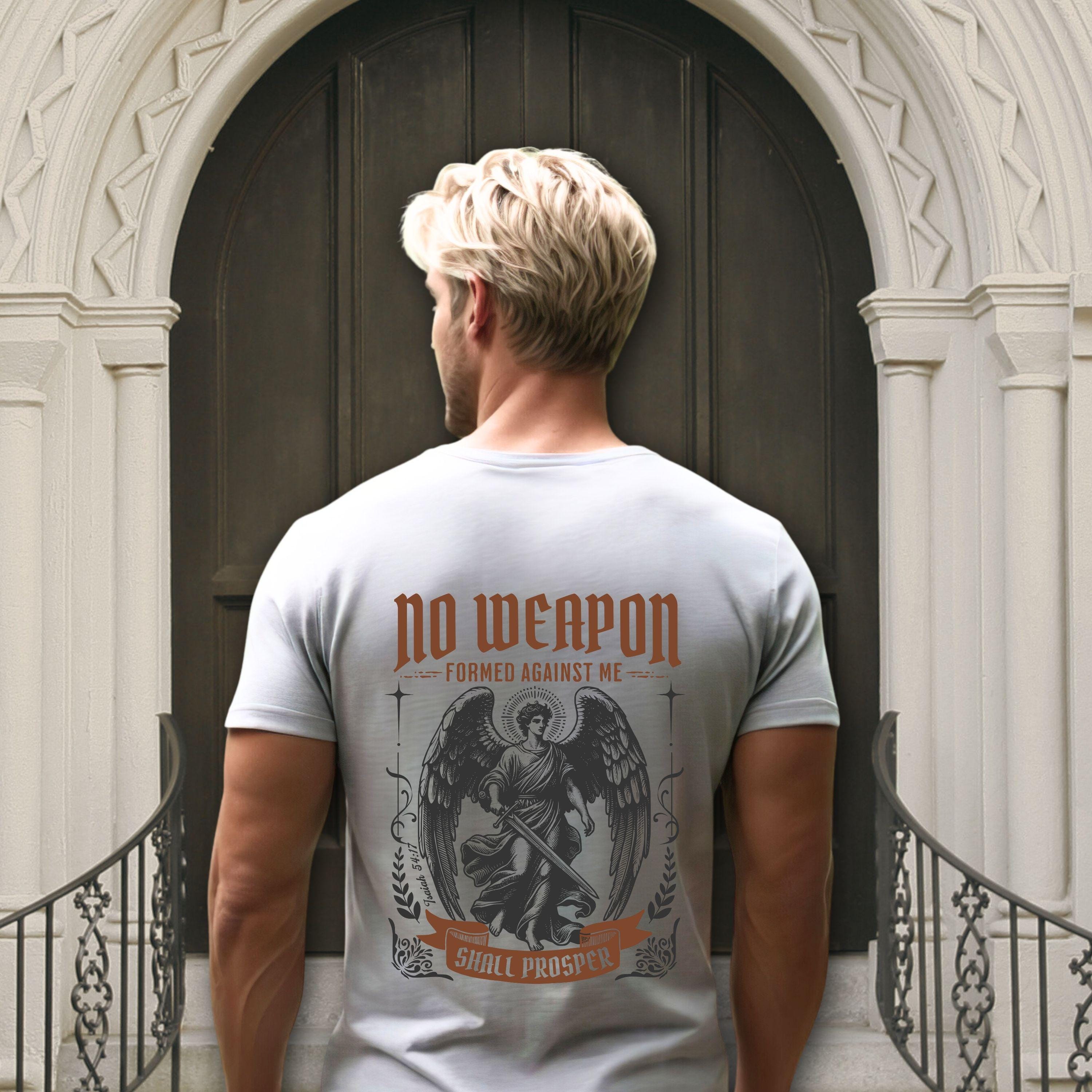 Vintage Archangel St Michael Bible Scripture Shirt, Prayer Bible Study ...