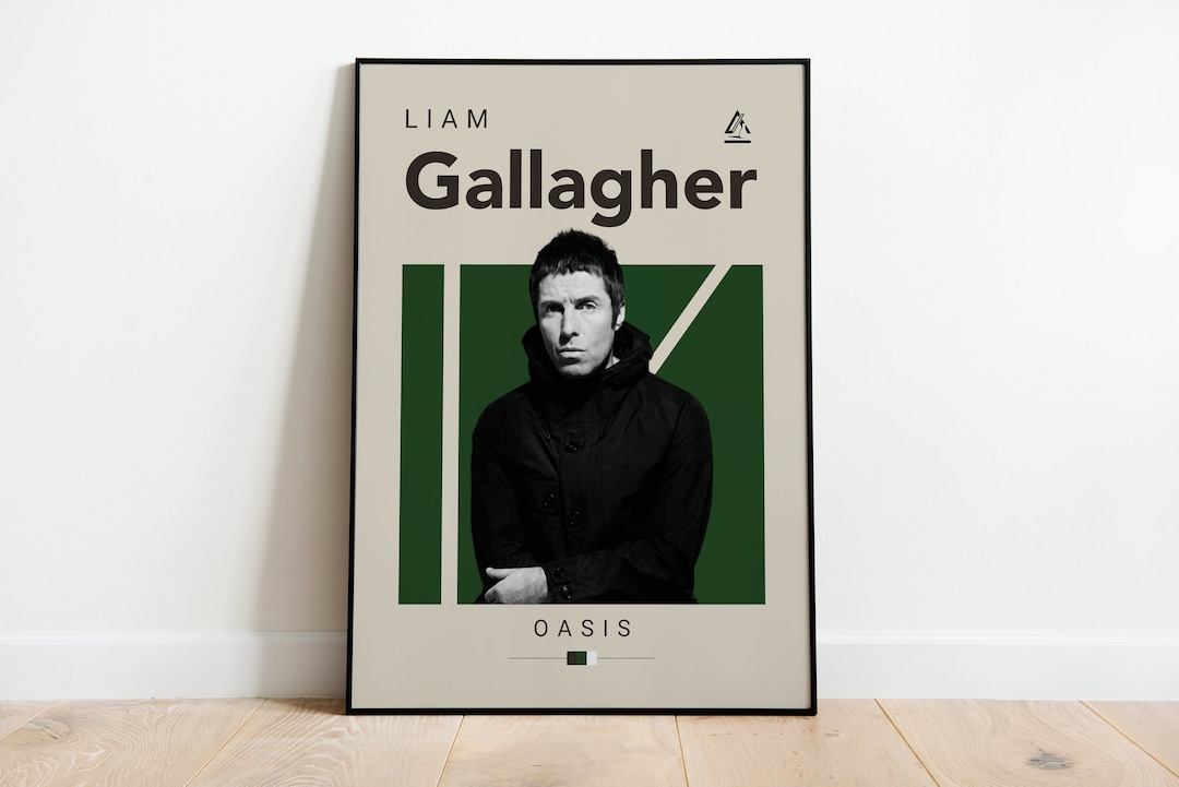 Liam Gallagher Poster Liam Gallagher Art Oasis Poster Oasis - Etsy