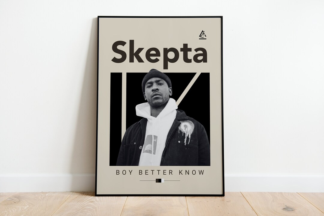 Skepta Poster, Skepta Art, Hip Hop Poster, Rap Poster, Rapper Poster ...