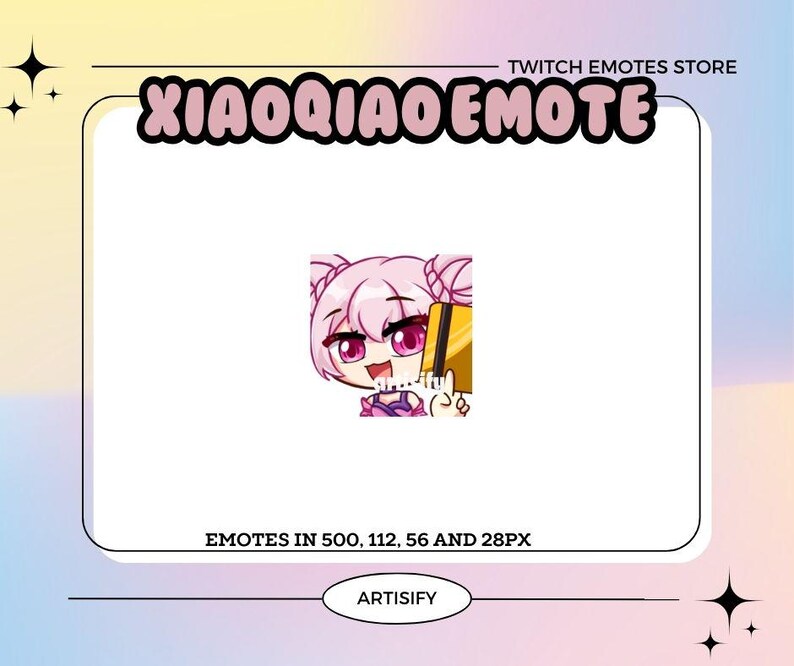 Xiaoqiao Twitch Emote Pack Honor of Kings HOK Emote Cute Emotes Discord ...
