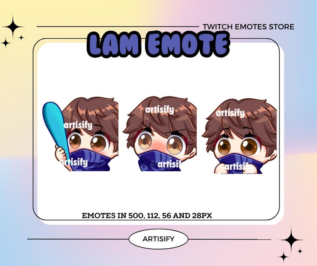 LAM Twitch Emote Pack Honor of Kings HOK Emote Cute Emotes Discord ...