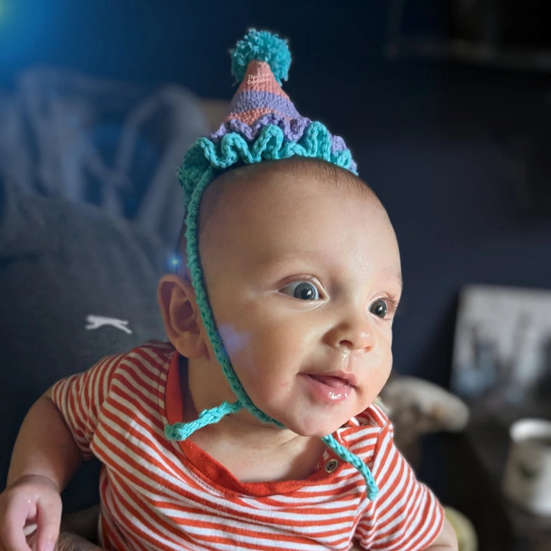 Crochet Birthday Party Hat Pattern - Etsy