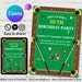 Billiards Birthday Invitation Template, Editable Snooker Birthday ...