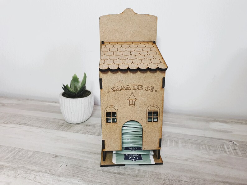 Cute Little Tea Bag House Box Dispenser for Tea Bags Storage and ...
