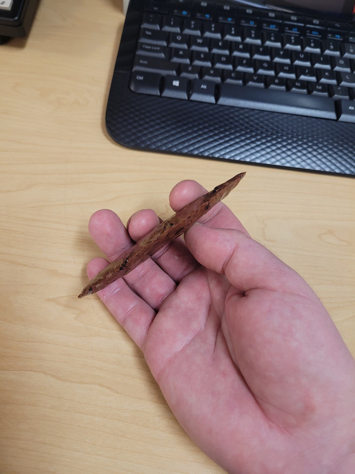 Mahogany Obsidian Northern Side Notch Blade Replica - Etsy