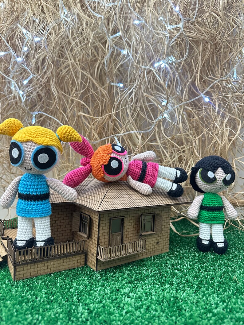 Powerpuff Girl Amigurumi, Crochet Pattern, Beginner Amigurumi ...