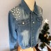 Crystal Denim Jacket - Etsy