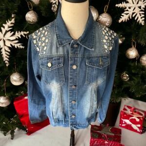 Crystal Denim Jacket - Etsy