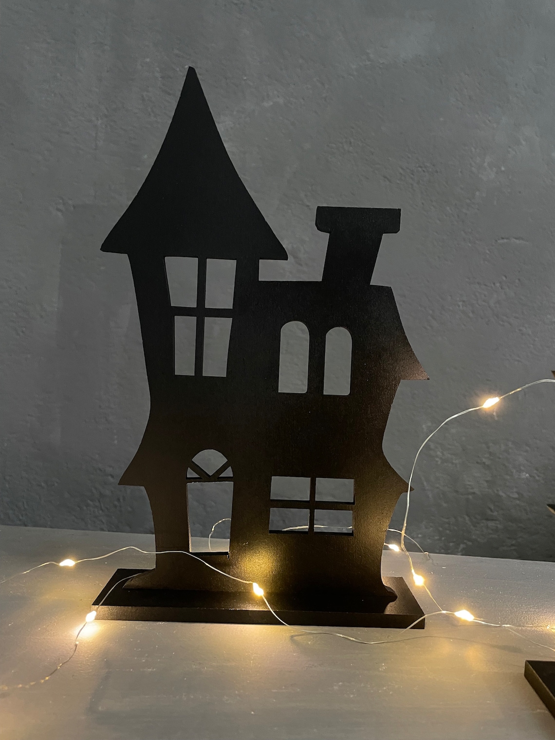 Haunted House, Set of 3 Pcs, Halloween Table Decor, 2d Spooky Halloween ...