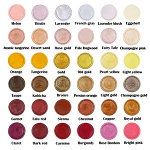 Custom Wax Stickers, 70+ Colors of Wax Seals With Self-adhesive Backing ...