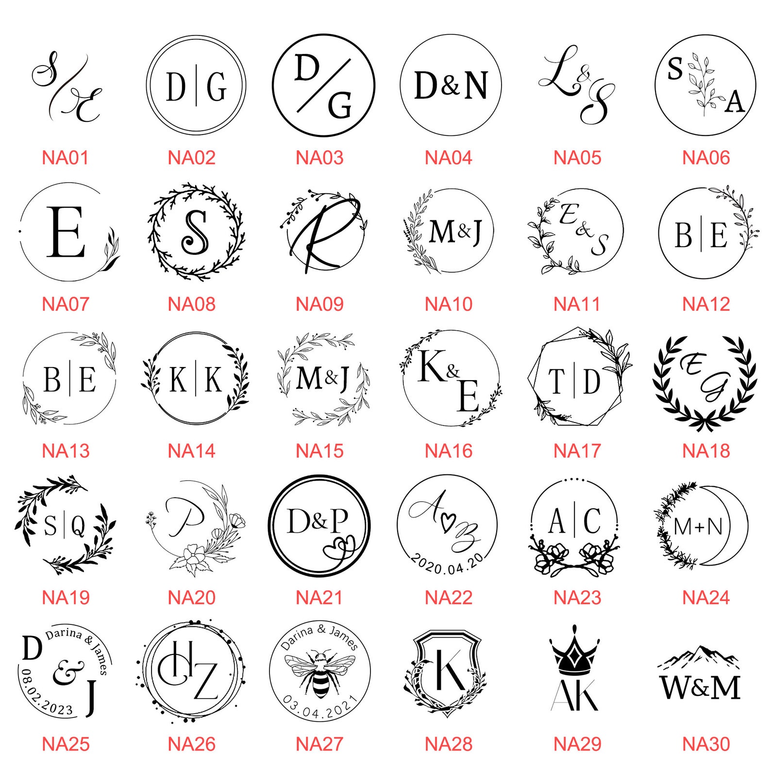 Wax Seal Stamp, Custom Wax Seal Set, Personalized Initials Stamp ...