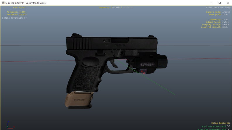 5 Gun Pack Drag and Drop Fivem Ready - Etsy