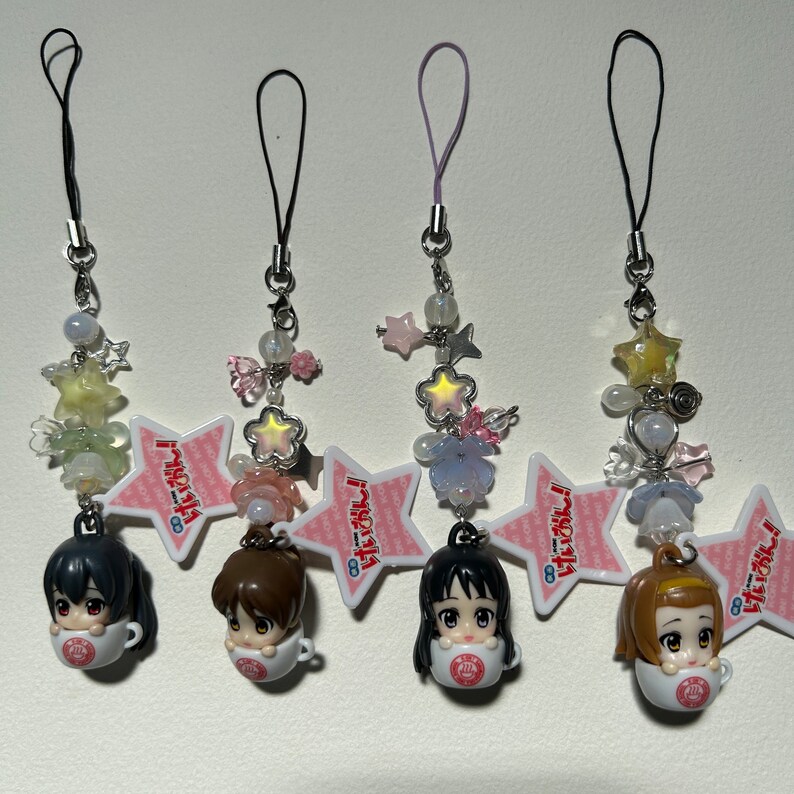 K-ON Beaded Keychains - Etsy