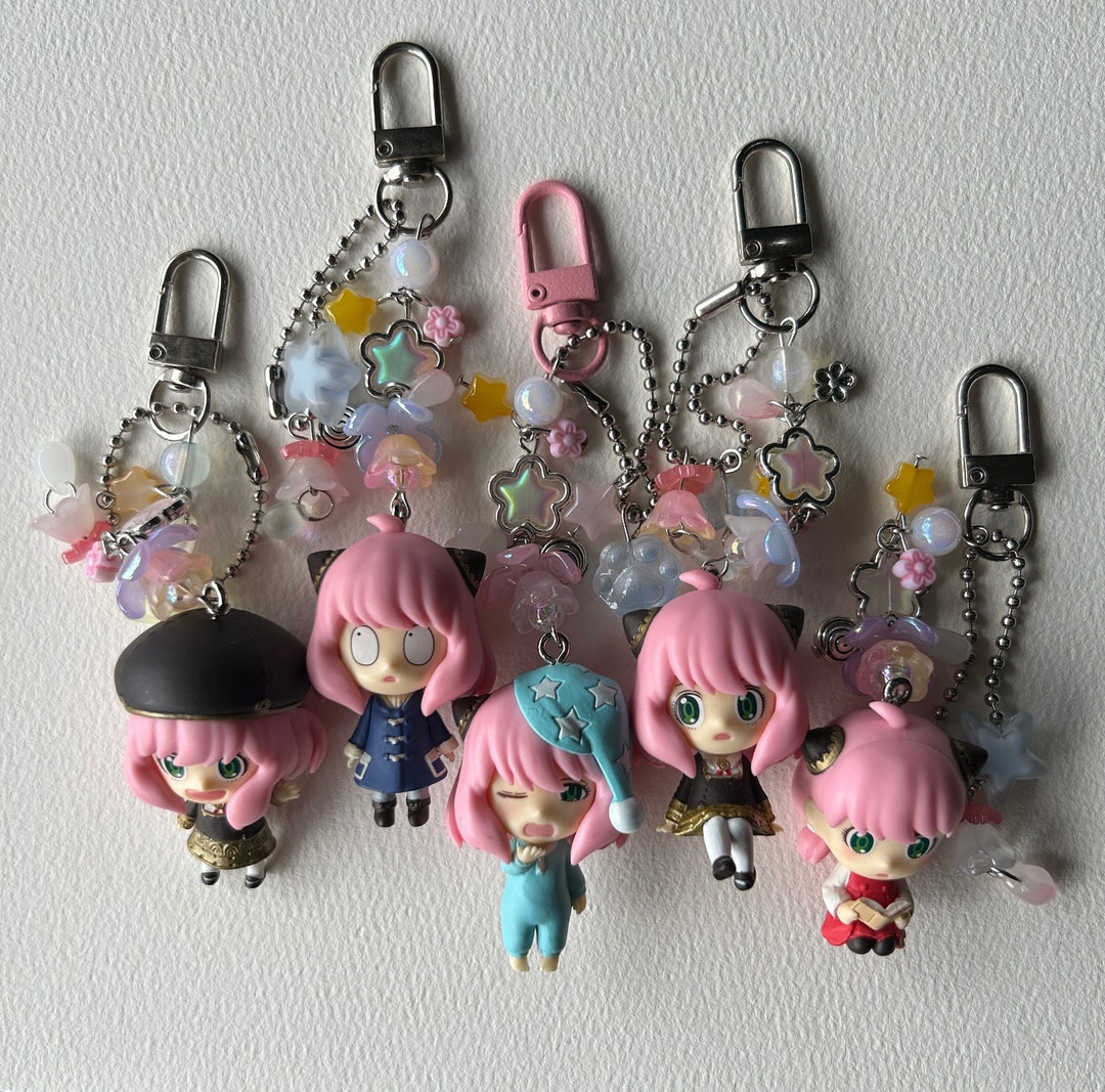 Spy X Family Anya Forger Beaded Keychains - Etsy