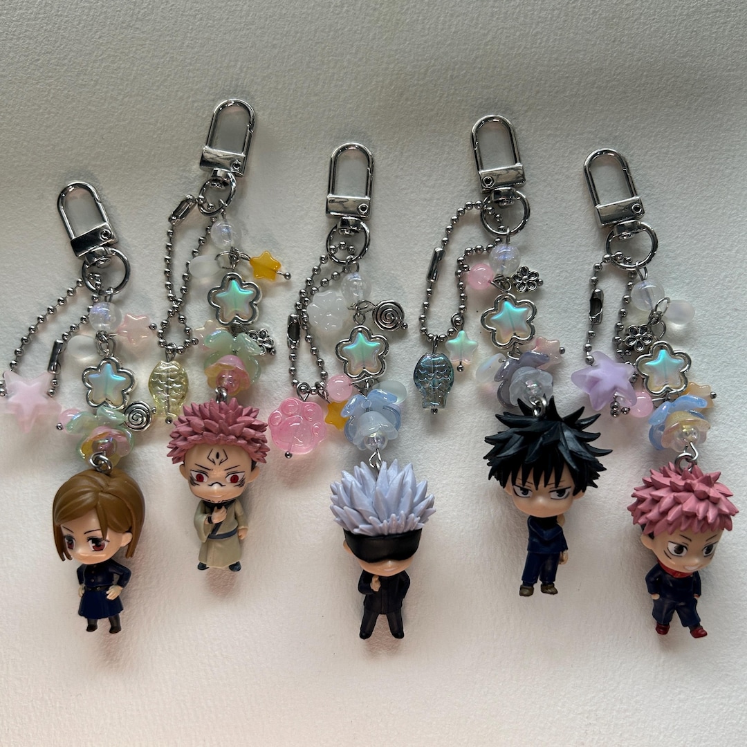 Jujutsu Kaisen Beaded Keychains - Etsy