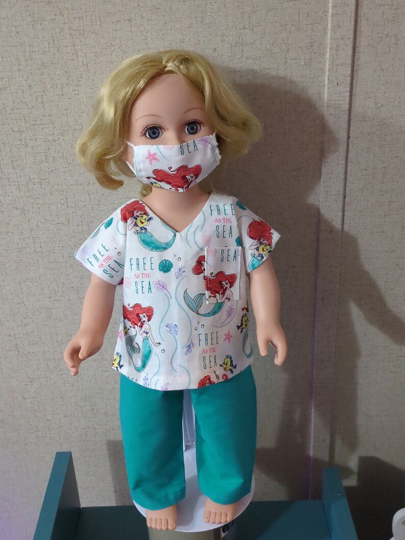 18 Inch Ariel Doll Nurses Scrubs - Etsy