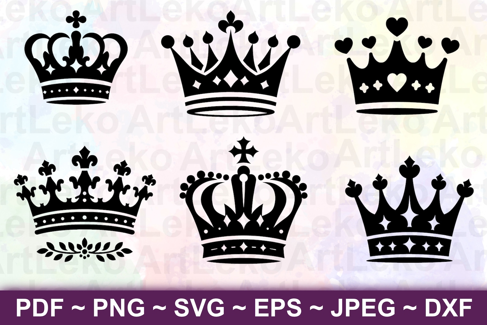 Queen Crowns SVG Bundle, Crown Svg, Tiara Svg, Queen Tiara Svg ...