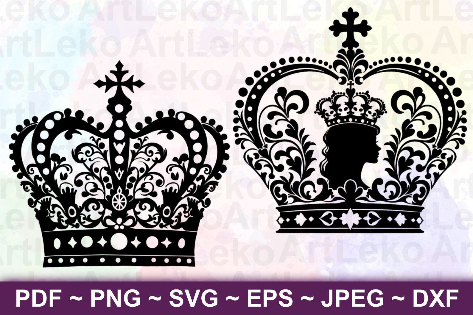 Queen Crown SVG Bundle, Crown Svg, Tiara Svg, Queen Tiara Svg, Princess ...