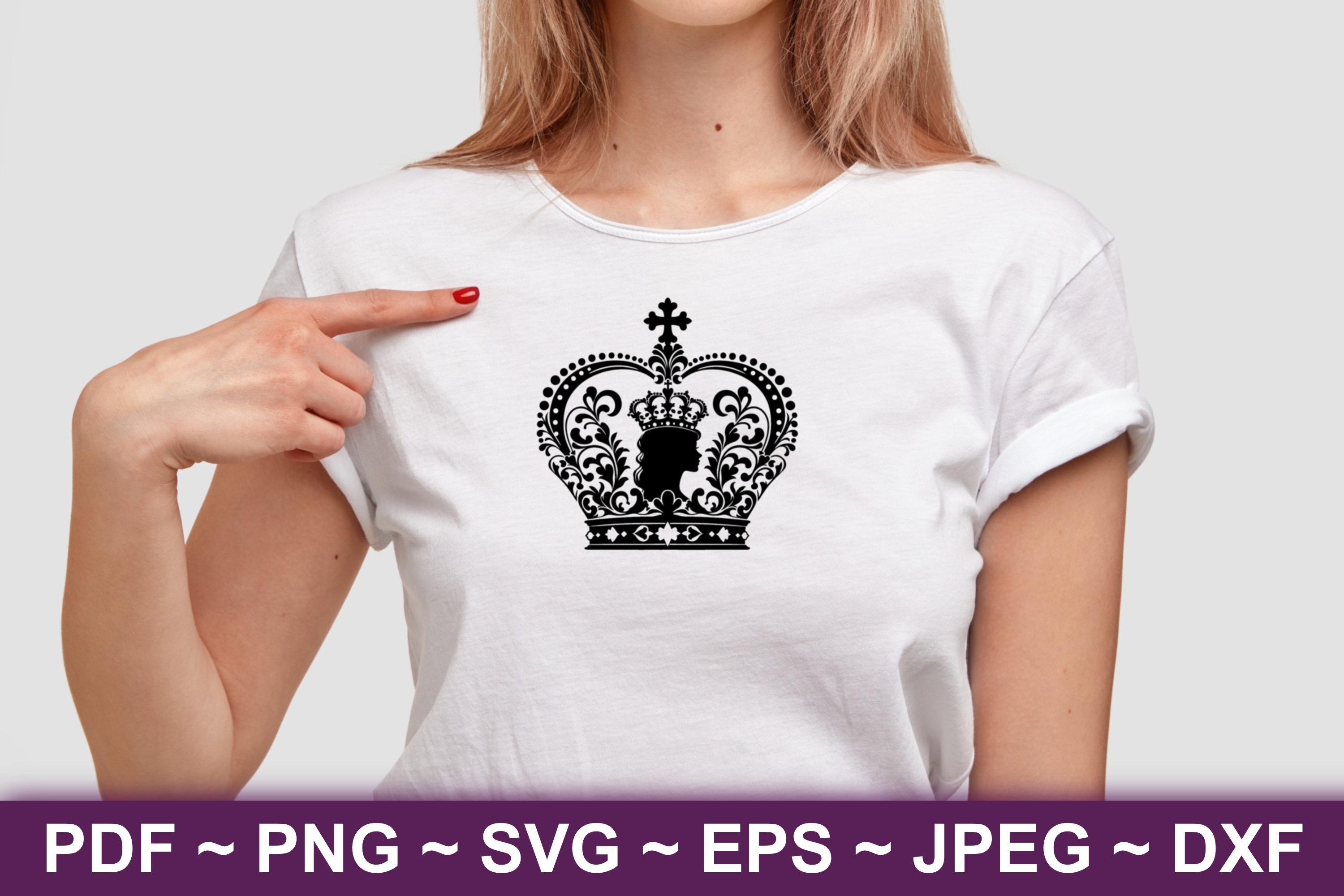 Queen Crown SVG Bundle, Crown Svg, Tiara Svg, Queen Tiara Svg, Princess ...