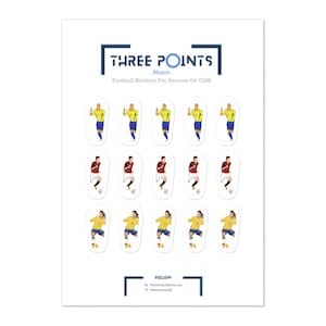 Brazil, Ronaldo, Kaka, Ronaldinho - Football Stickers for Dexcom G6 - Etsy