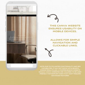Sleek and Modern Luxury Property Canva Website Template Professional ...