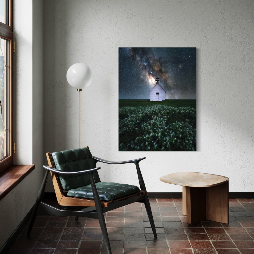 Wall Art Print Colorado Abbott Church Night Sky Landscape Nature ...