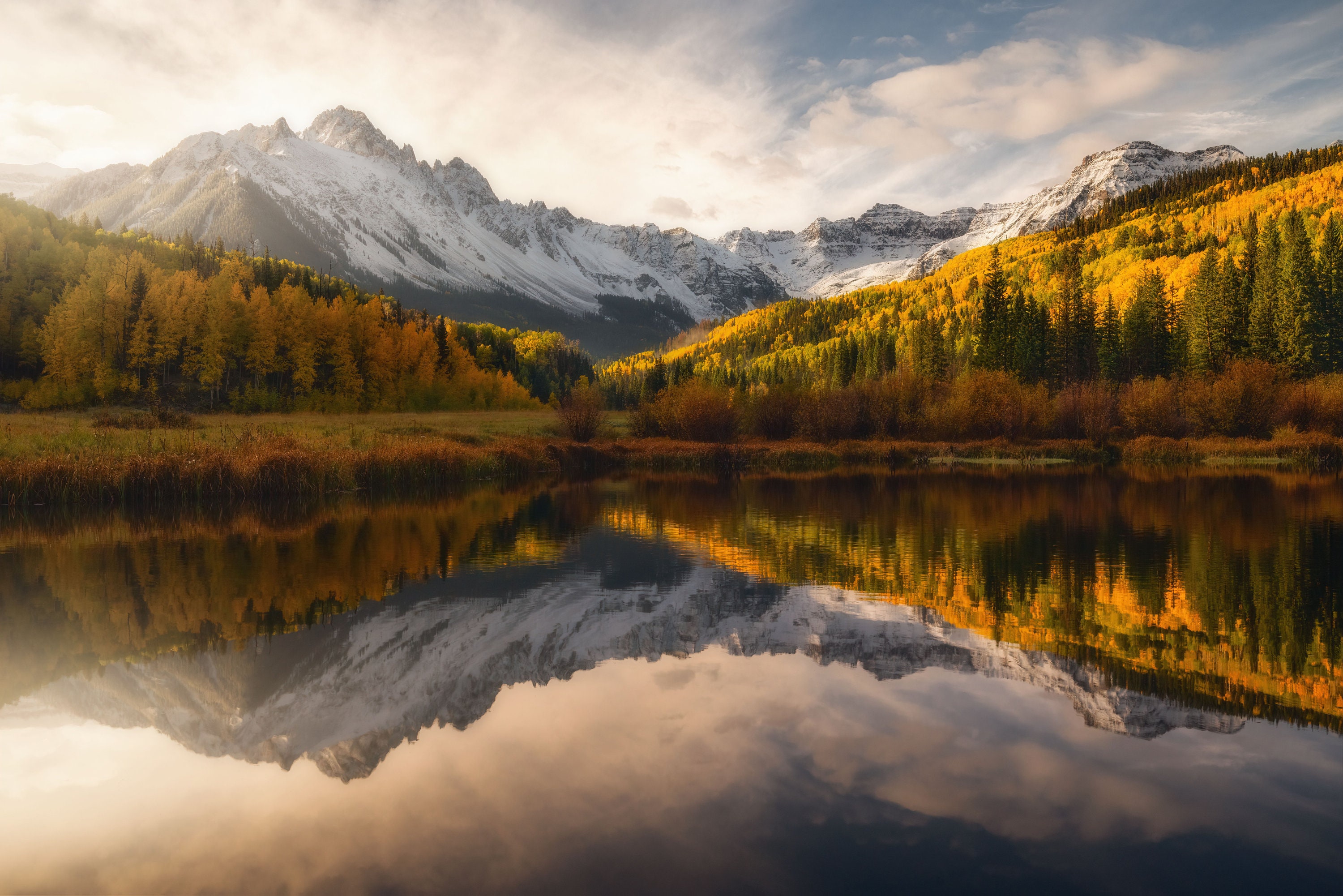 Mount Sneffels Sunrise Photograph: Colorado Autumn Landscape Wall Art ...