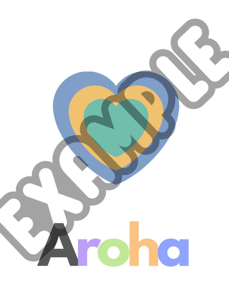 Te Reo - Māori - Wall Decor Art- Aroha, Kura, Mana - - Etsy Australia