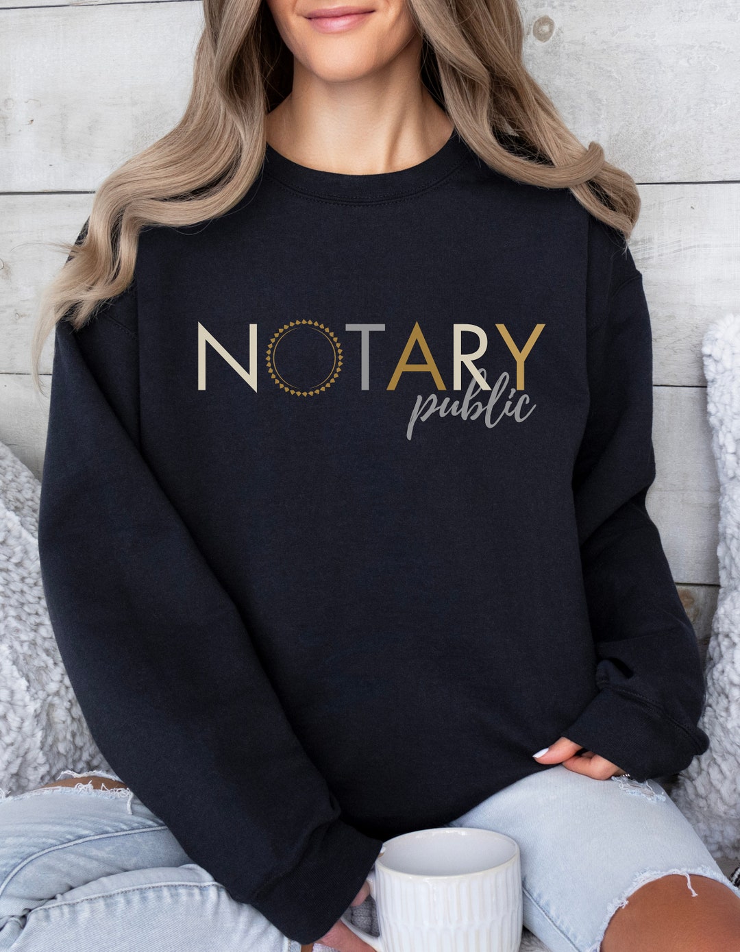 Notary Public Sweatshirt: Elegant Document Witness Gift - Etsy