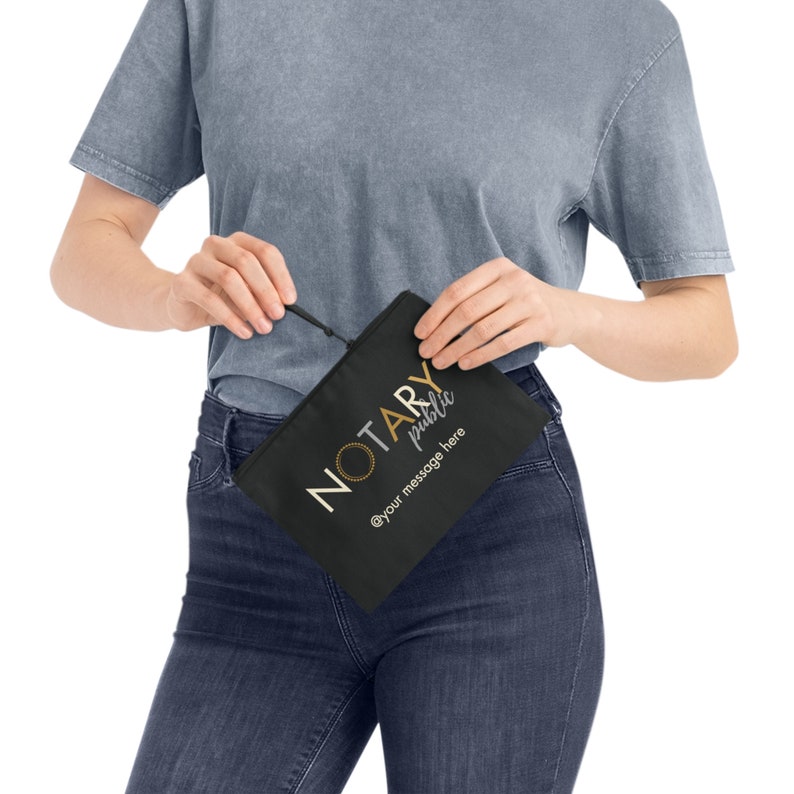 Custom Notary Pouch Personalized Expert Signing Witness Organizer for ...