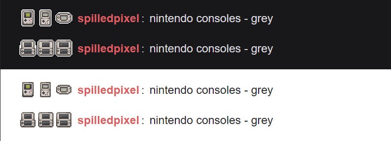 Retro Handheld Consoles | Sub Badges for Twitch | Premade Streaming Assets | Cute Pixelart | - Etsy