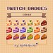 Cake | Sub Badges for Twitch | Premade Streaming Assets | Cute Pixelart ...