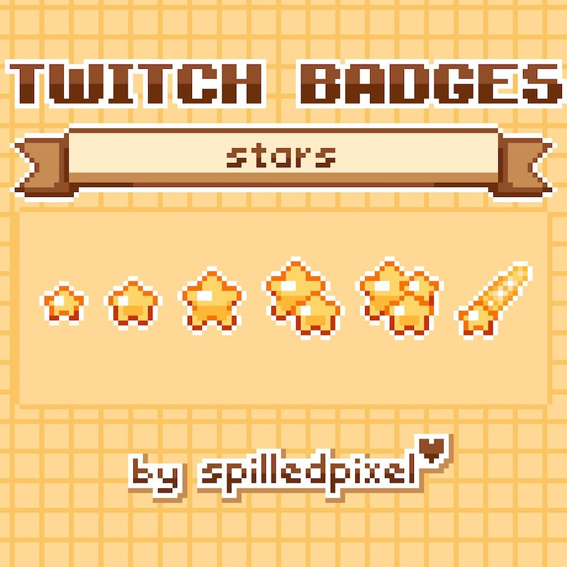 Pixel Badges - Etsy UK