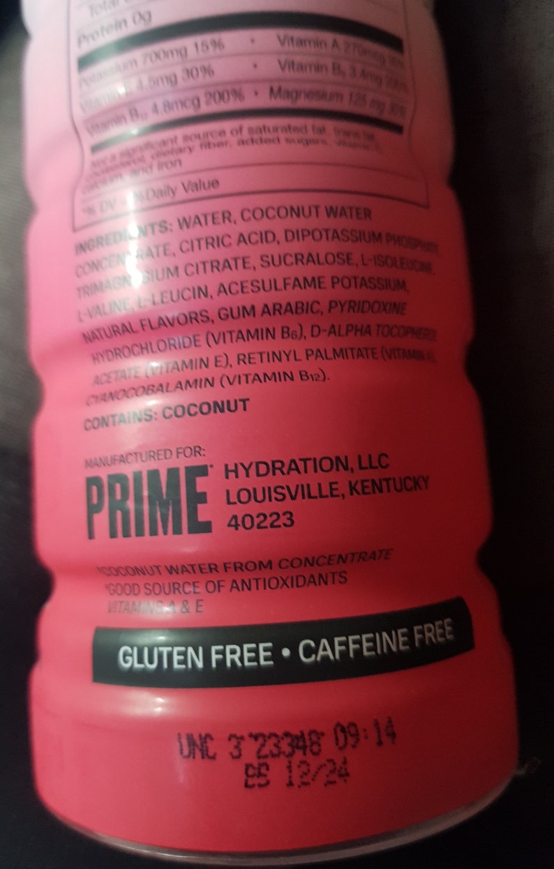 Prime Hydration Cherry Freeze Drink USA Import 500ml LATEST FLAVOUR - Etsy