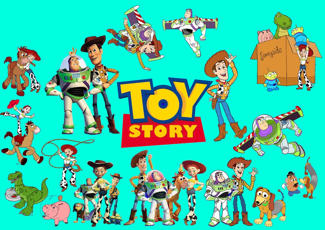 Toy Story Big Bundle Svg Png | Woody Svg Files for Cricut | Toy Story ...