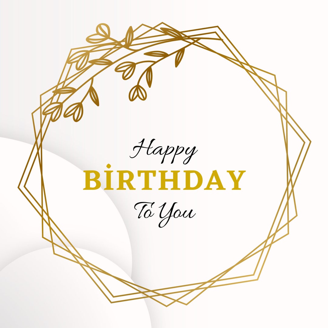 Printable Happy Birthday Card Printable Happy Birthday Card - Etsy