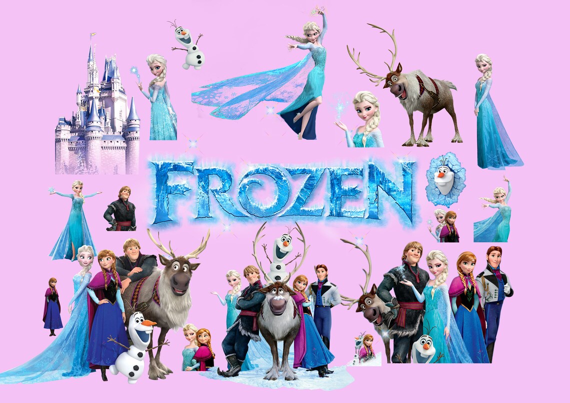 Frozen Princess PNG | Frozen Outline Svg| Frozen SVG | Frozen Clipart ...