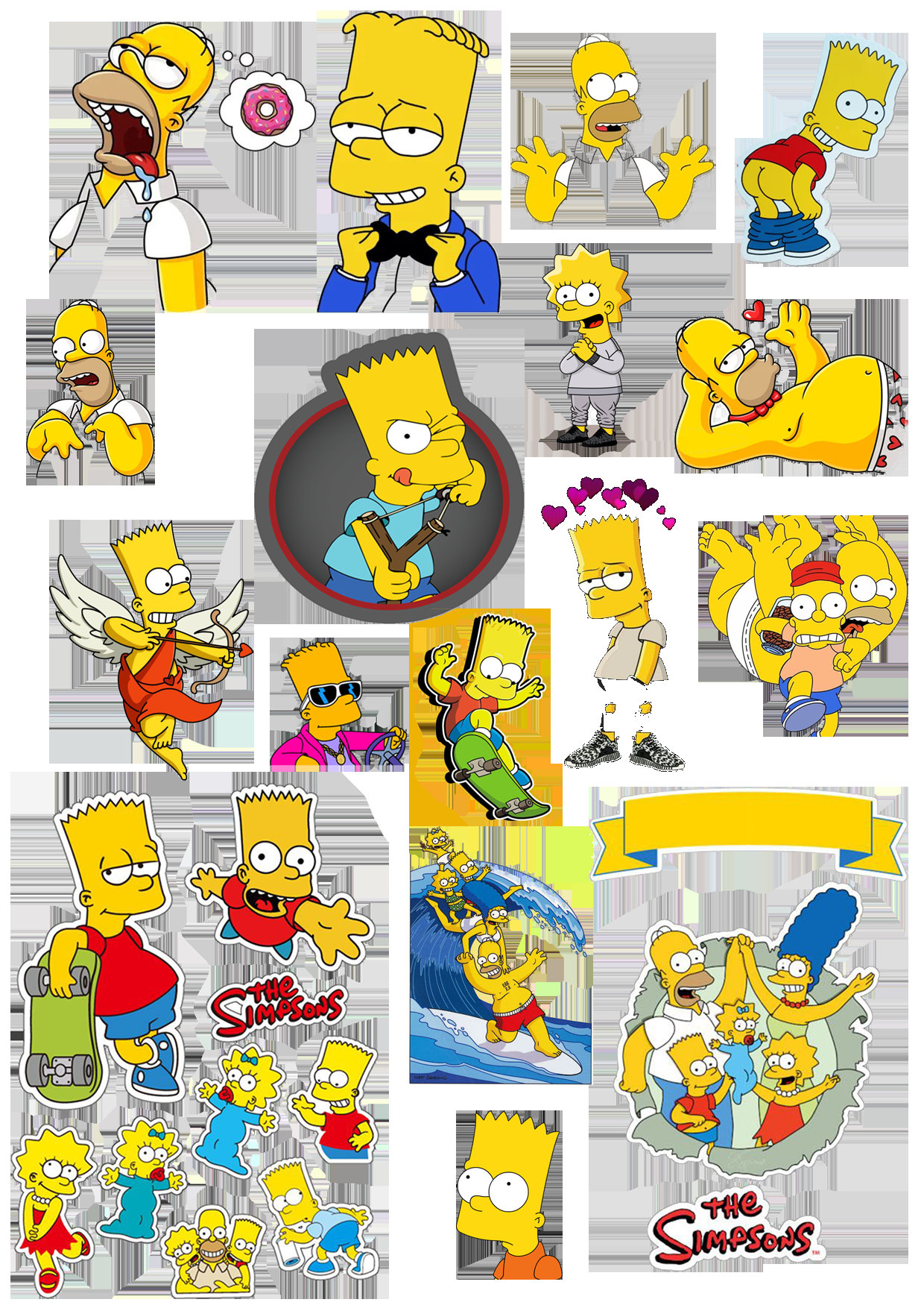 Simpsons Svg, PNG Files for Cricut | the Simpsons Logo and Characters ...