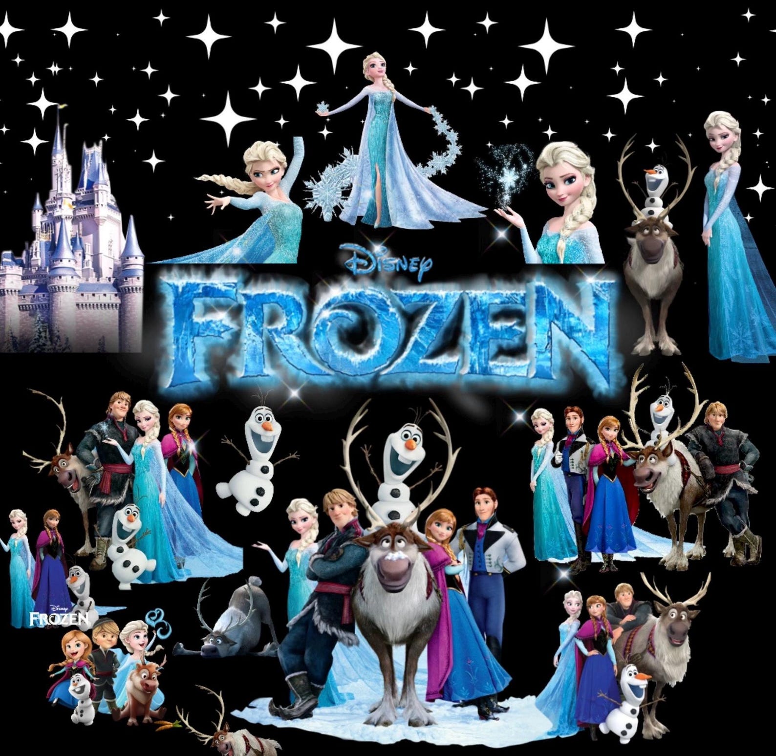 Frozen Princess PNG | Frozen Outline Svg| Frozen SVG | Frozen Clipart ...