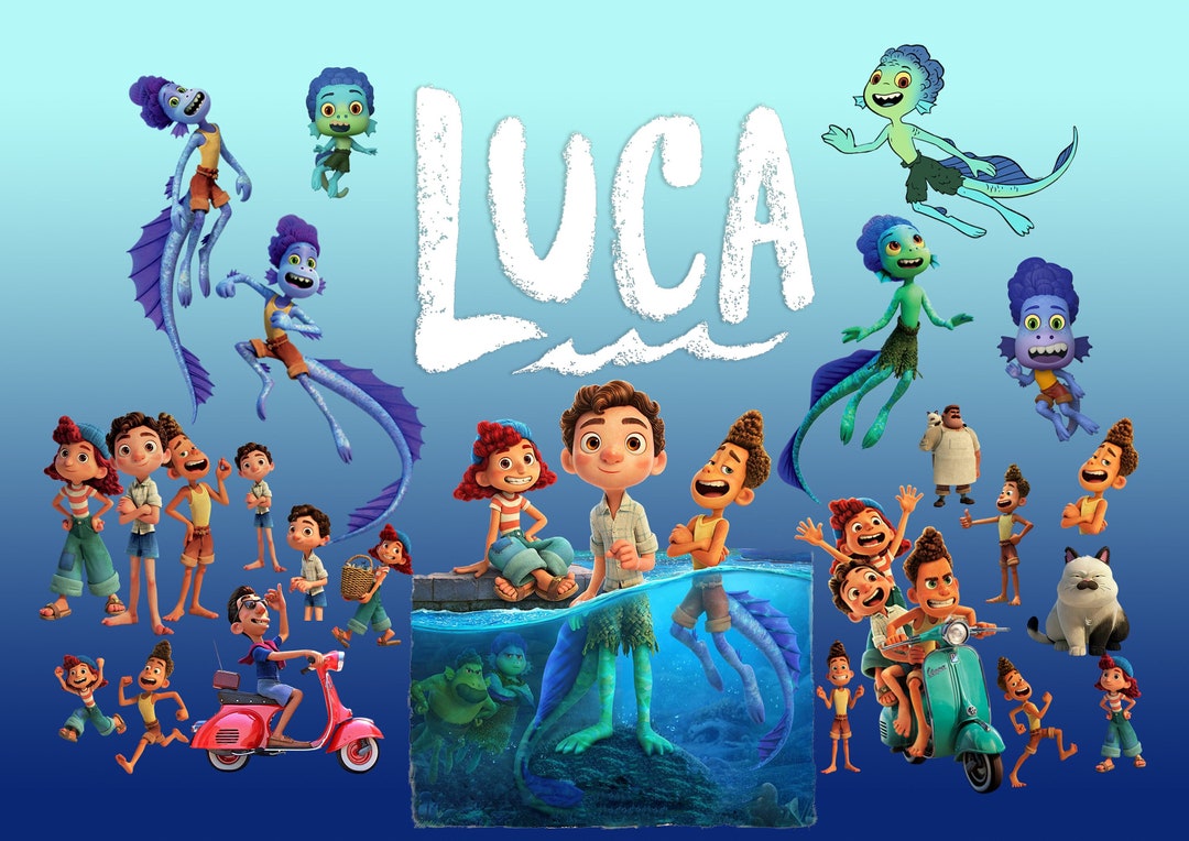 Luca SVG PNG Bundle for Cricut | Luca Svg, Luca Png, Luca Clipart ...